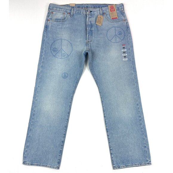 Levi's | Jeans | Levis 5 150 Years Mens 42x32 Straight Leg Light Blue ...